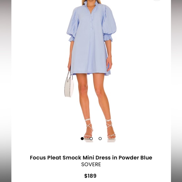 REVOLVE | Dresses | Revolve Powder Blue Mini Dress | Poshmark